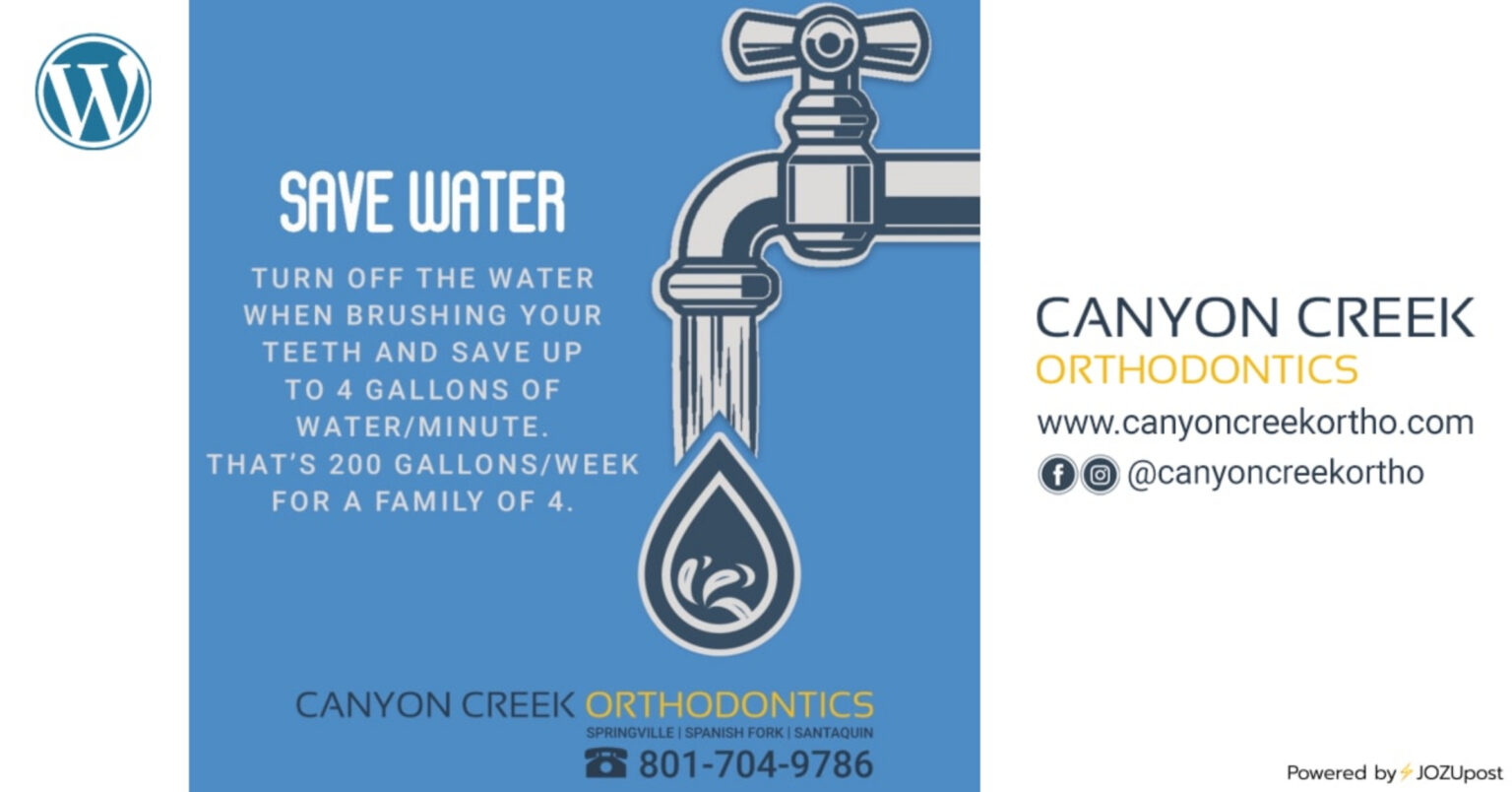 Turn Off The Water When Brushing Your Teeth And Save Up To 4 Gallons Of ...