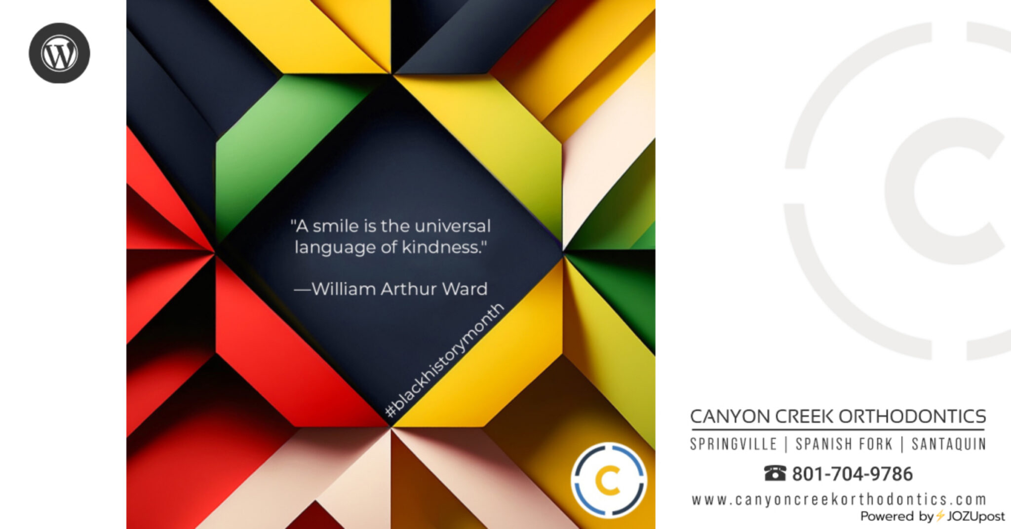 “A smile is the universal language of kindness.” – Canyon Creek ...