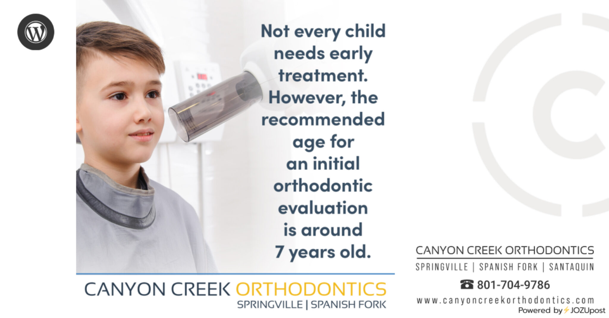 Orthodontic Evaluation: Why It’s Crucial for Your Child – Canyon Creek Orthodontics